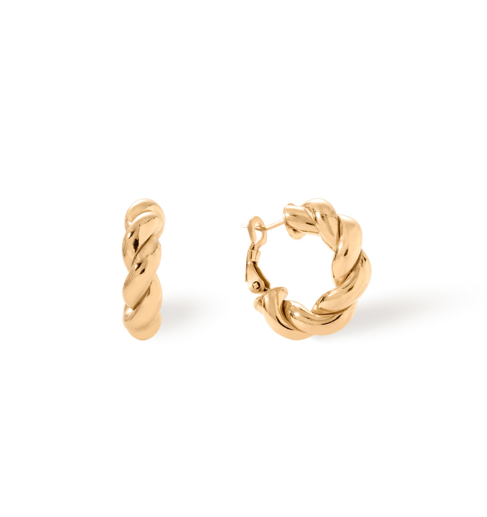 Small Gold Plated Mini Milan Earrings - B́erries – Berries